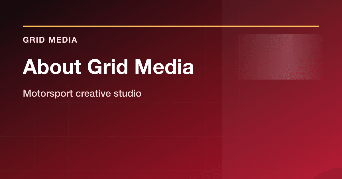 About Grid Media – Your Motorsport Design and Marketing Partner – Grid ...